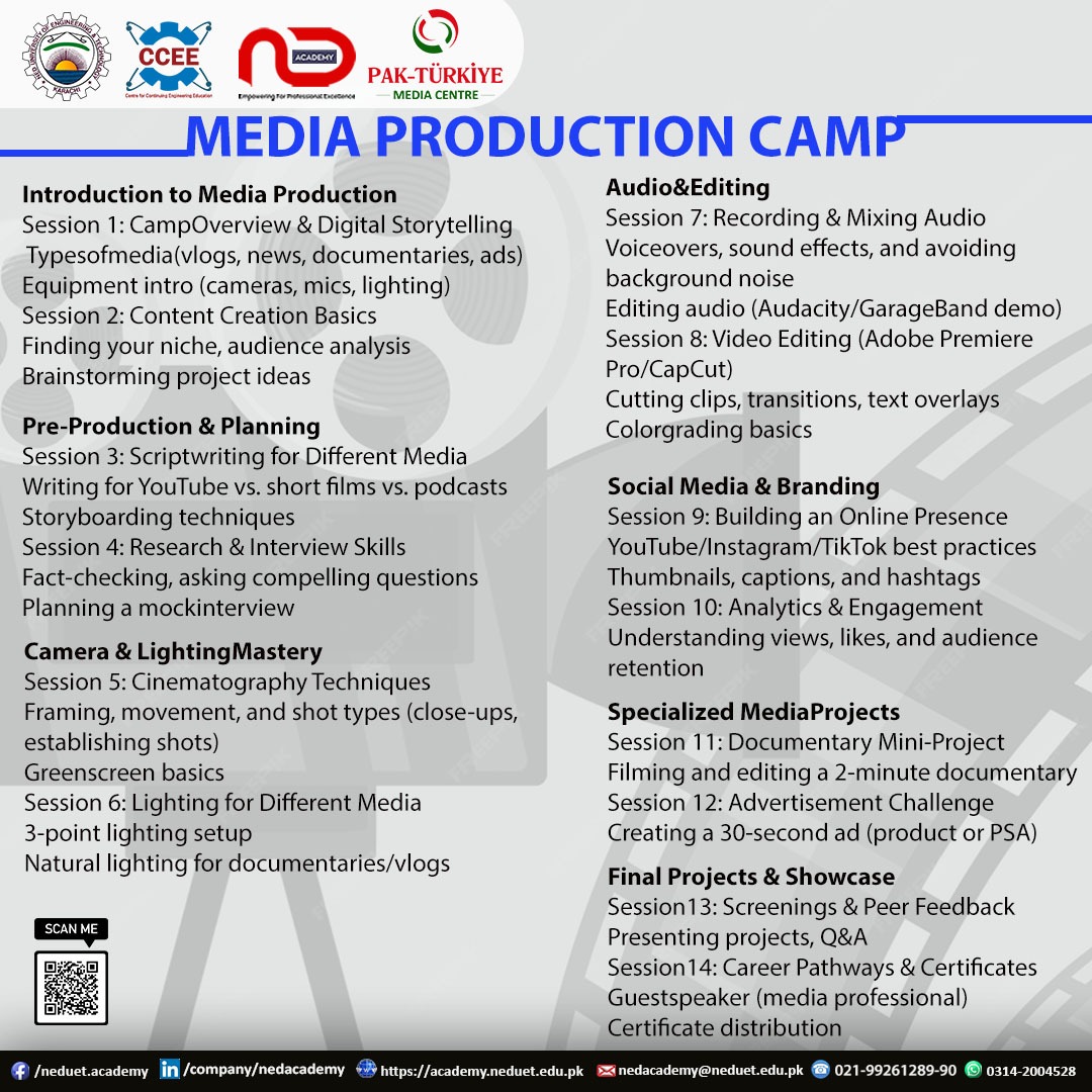 Our Programmes | NED Academy - CCEE | CMPP | PTMC